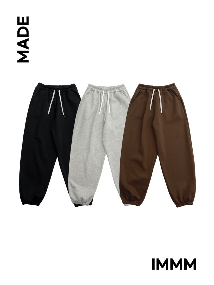 아이마이미마인 IMMM [Season Off] [IMMM MADE] 소프트 트레이닝 조거 팬츠 (3 Color) - 위시버킷