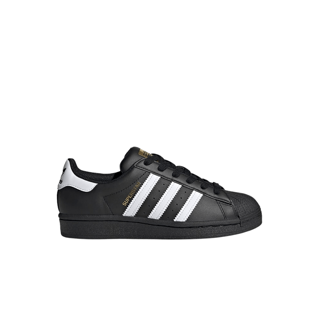 아디다스 (Kids) Adidas Superstar J Black White - 위시버킷