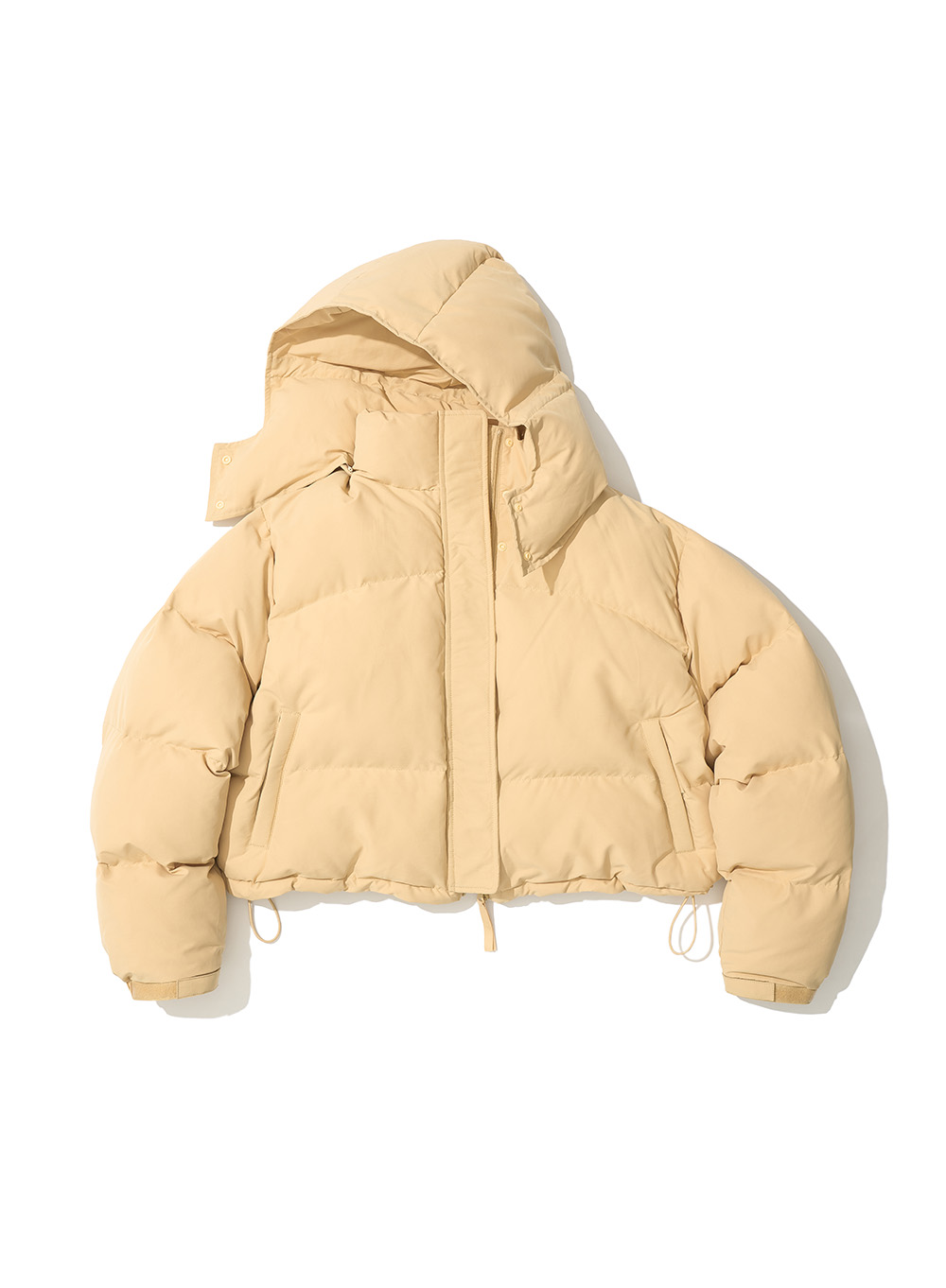파르티멘토 [WOMEN] 3M THINSULATE HOODED PUFFER JACKET_CREAM - 위시버킷