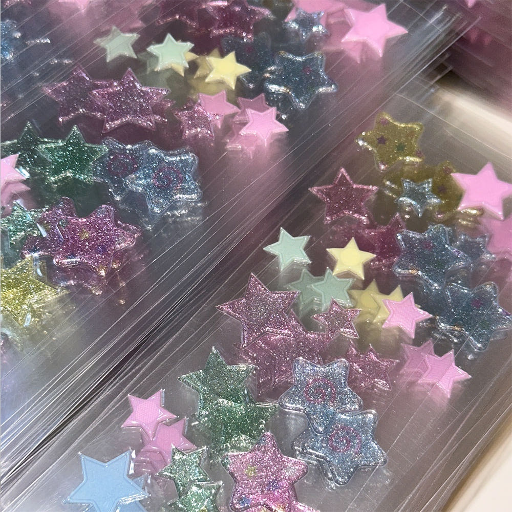 러브크레센트 [러브크레센트] Twinkle star sticker - 위시버킷