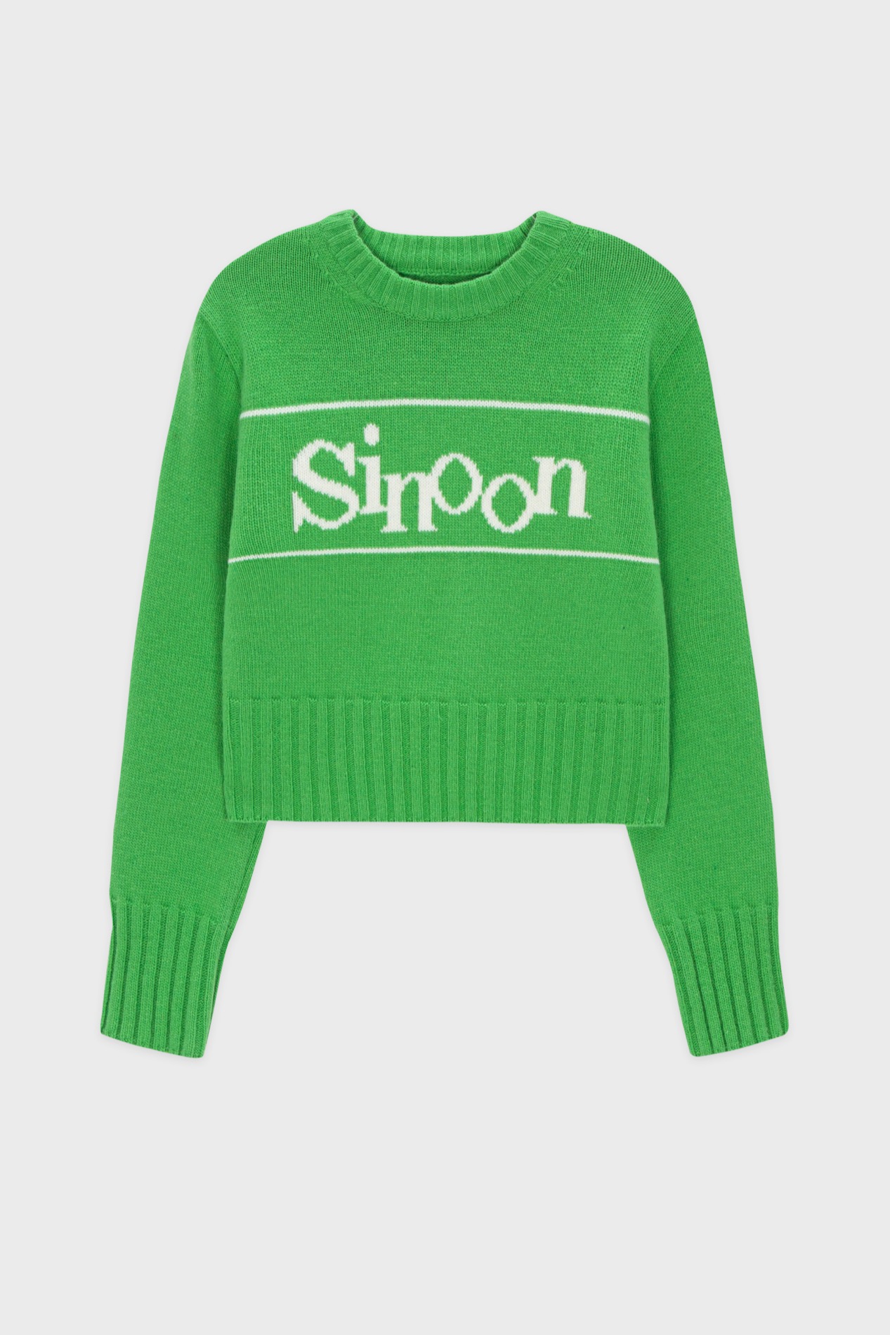 시눈 Sinoon Pullover Knit (Green) - 위시버킷