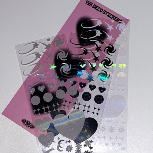 레키문 [레키문] Y2K DECO STICKER 3COLOR SET - 위시버킷