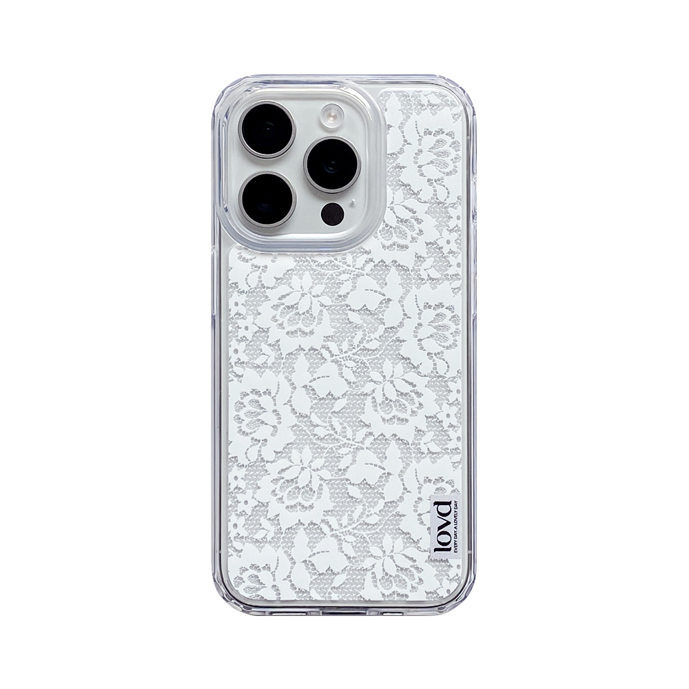 롭드 VINTAGE FLOWER LACE PHONE CASE - 위시버킷