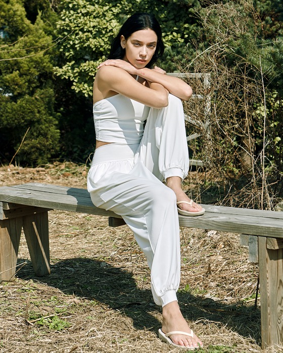 데비웨어 나디안 하렘팬츠DEVI-B0077-화이트 - 위시버킷