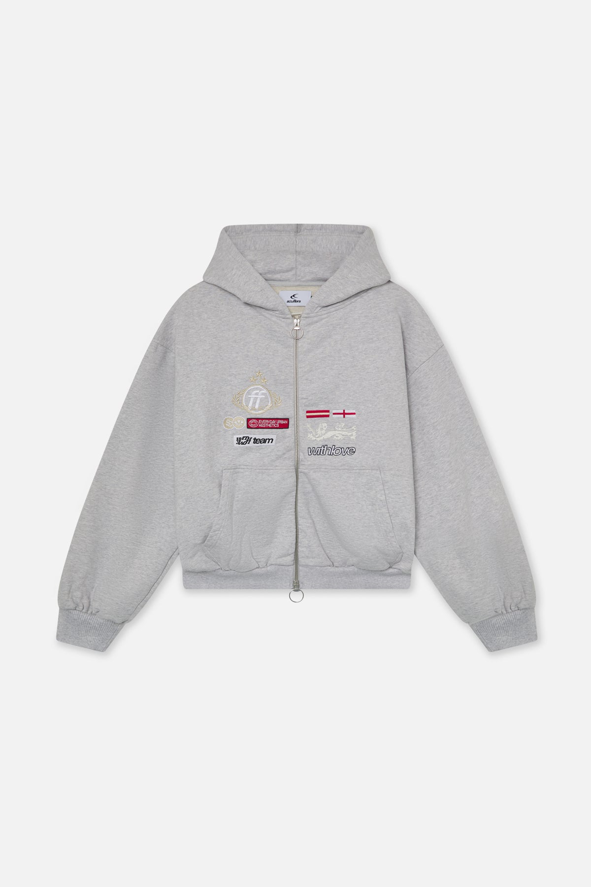 스커퍼 Mayor Light Grey Zipper - 위시버킷