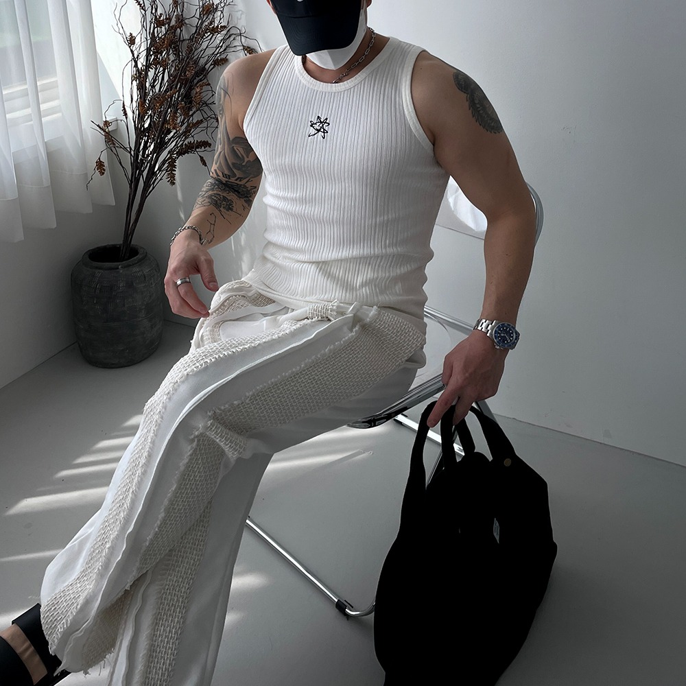 가가맨 S/S 유니 골지나시(2col) - 위시버킷