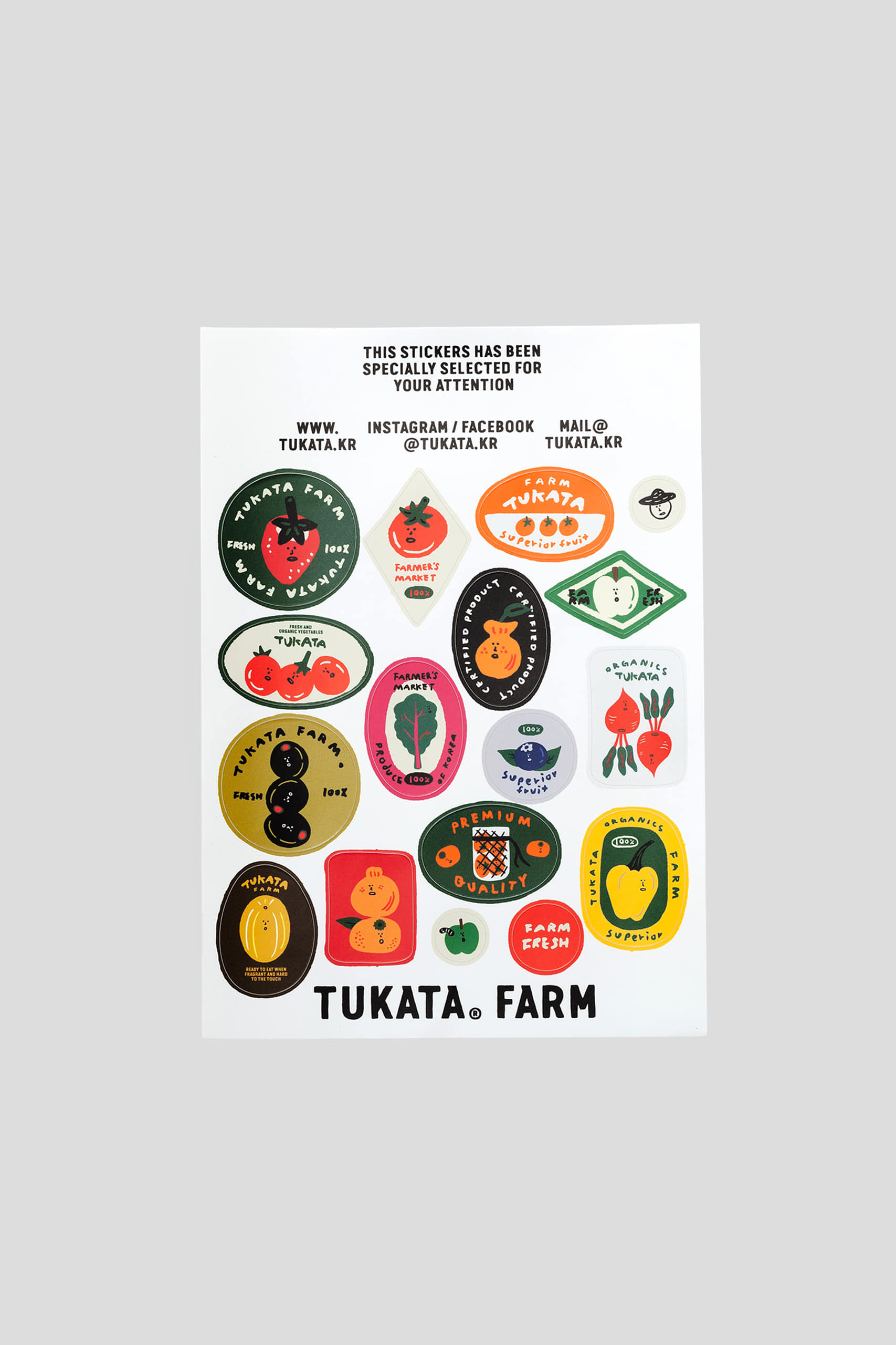 비에이샵 B(A)SHOP FARM Stickers - 위시버킷