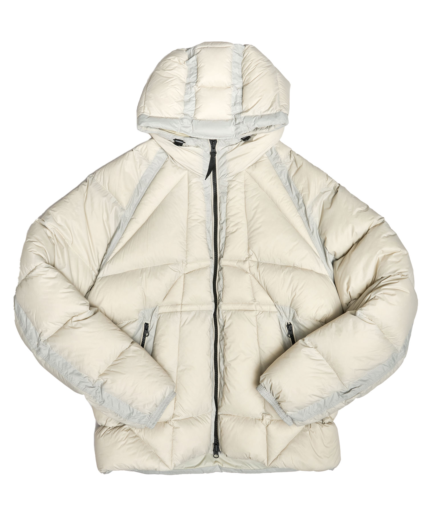 스키즘인듀싱 SHEER DOWN JACKET ECRU - 위시버킷