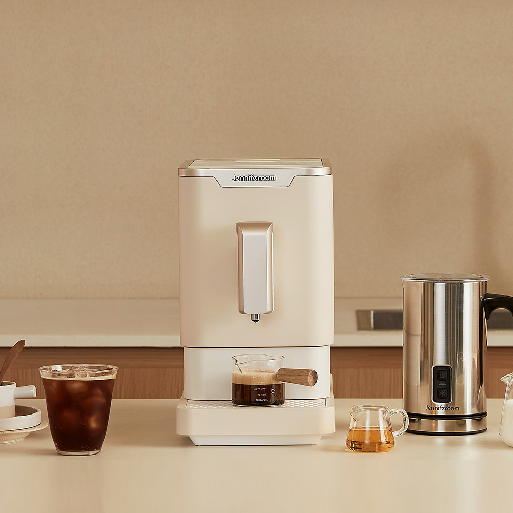 제니퍼룸 [NEW 2022ver.] 제니퍼룸 전자동 커피머신 오트밀 JR-EM0212OM (연속추출기능 upgrade) - 위시버킷