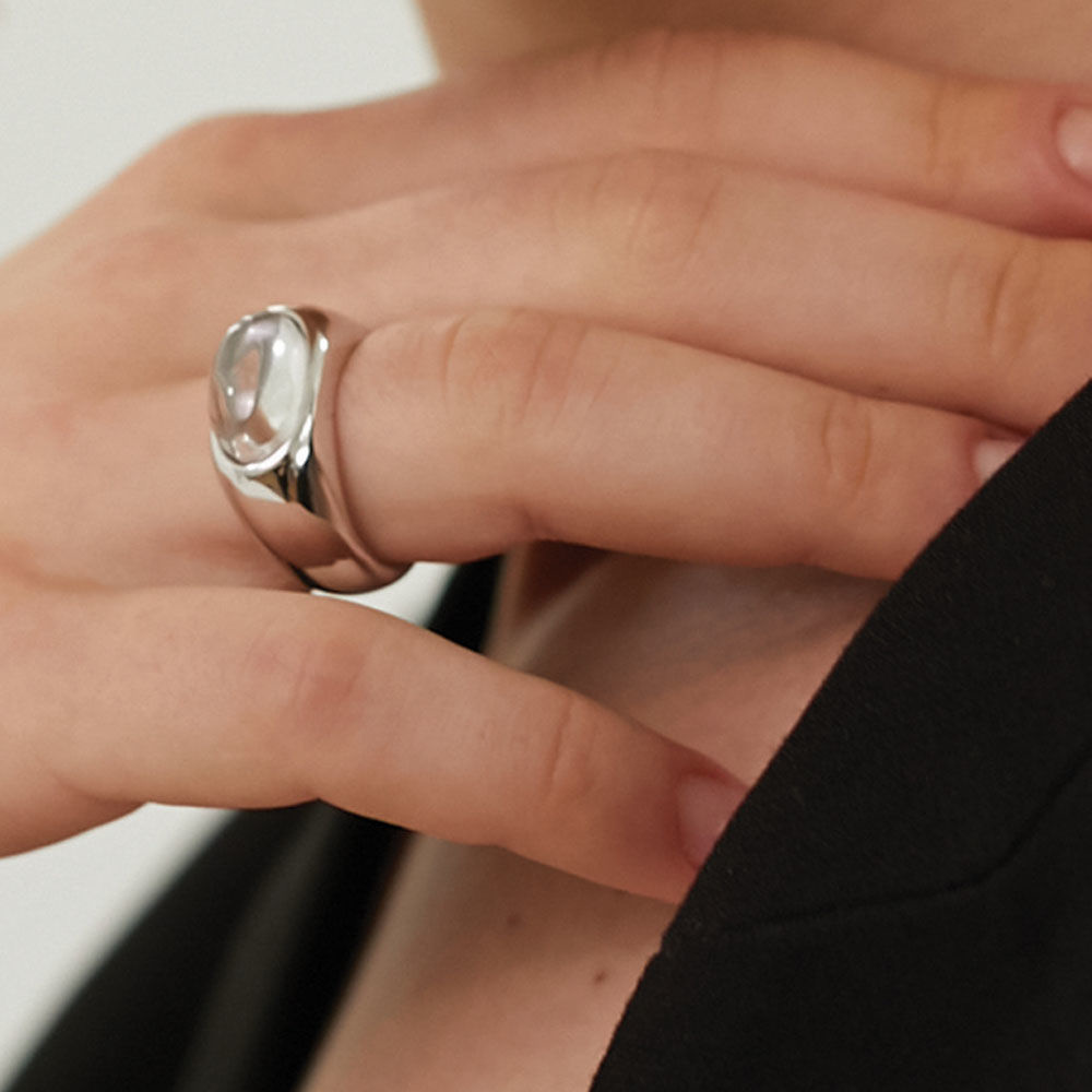 르세이 LSEY Clean oval ring - 위시버킷