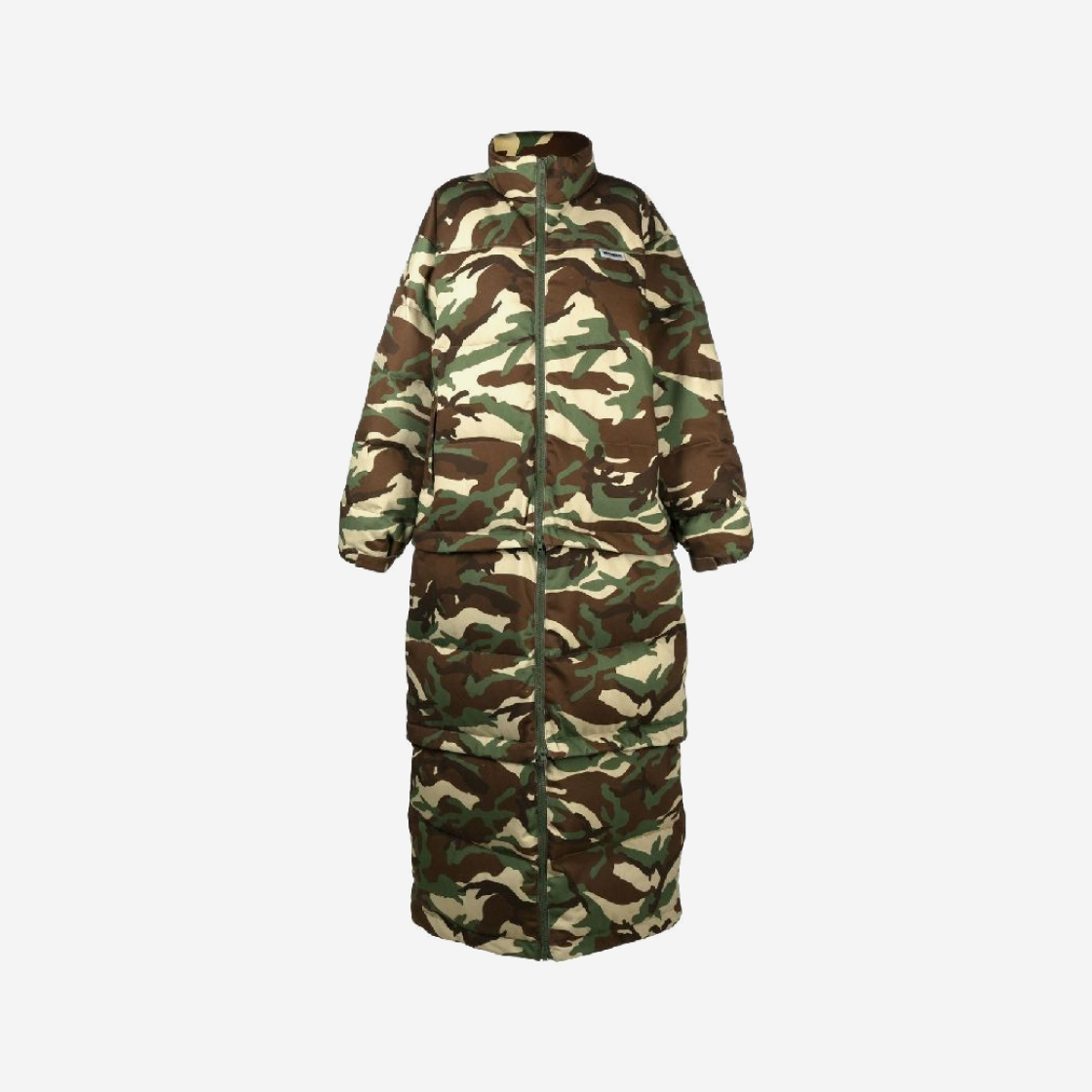 베트멍 Vetements Camouflage Print Transformer Down Coat Camo - 위시버킷