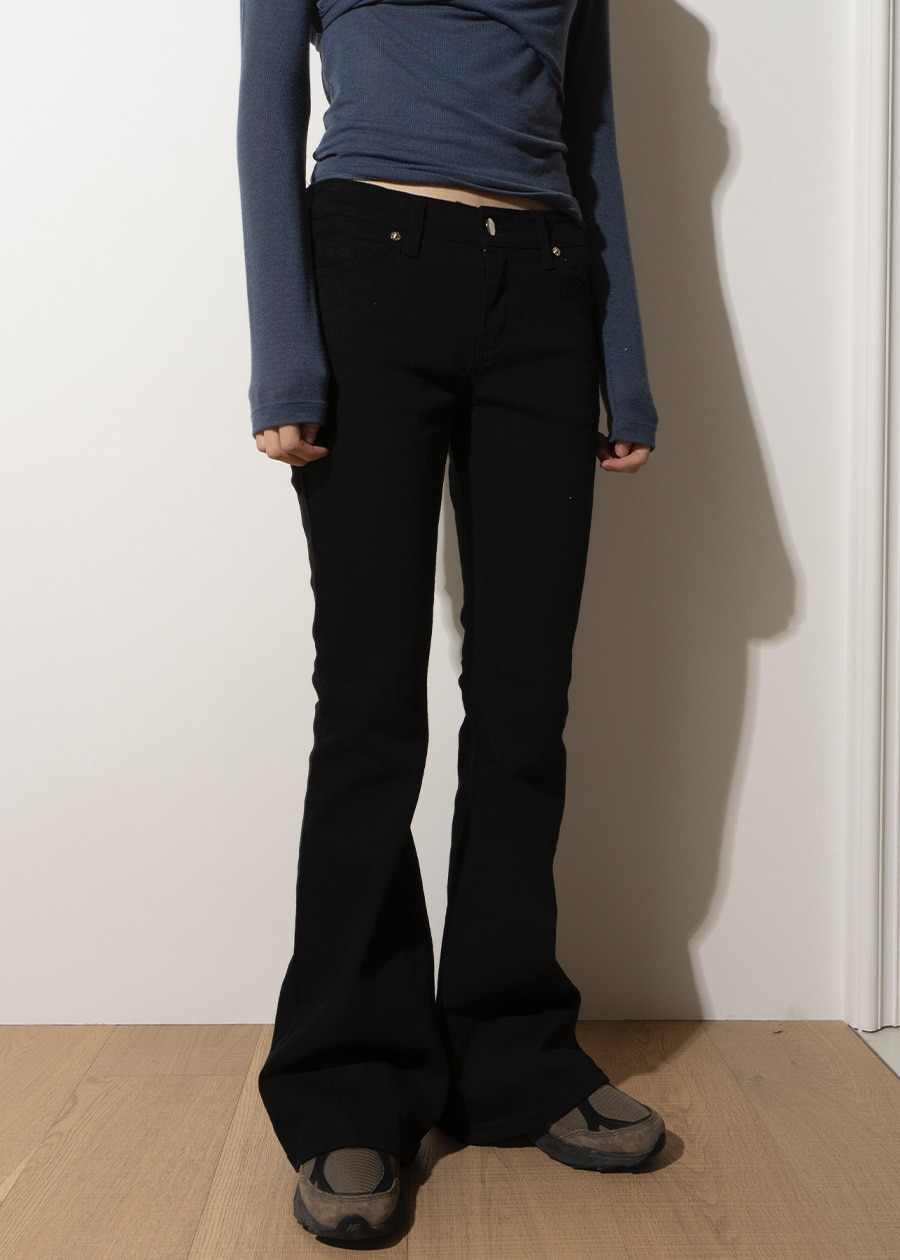 우화 LOWRISE NUD BOOT-CUT - 위시버킷