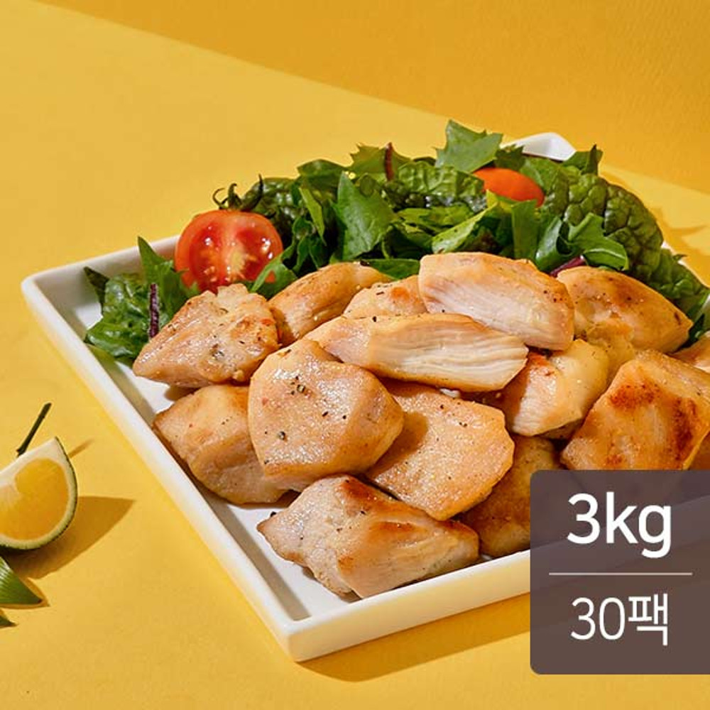 잇메이트 잇메이트 스팀 닭가슴살 혼합구성 (오리지널10, 마늘맛10, 고추맛10) 100g X 30팩 / 수비드 헬스 - 위시버킷