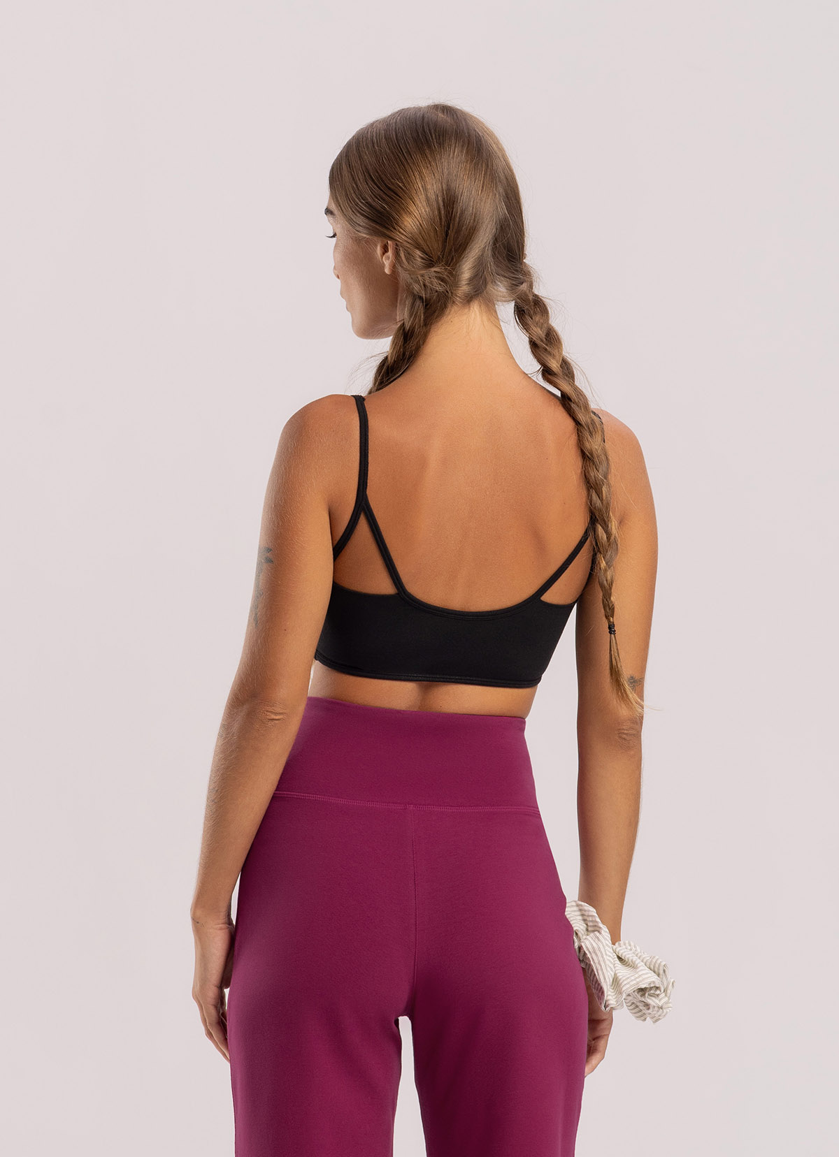부디무드라 Tri hole bra top_Black - 위시버킷
