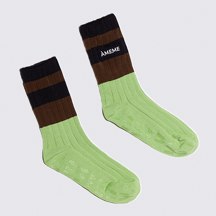 아메메스튜디오 POINT SOCKS, MINT - 위시버킷