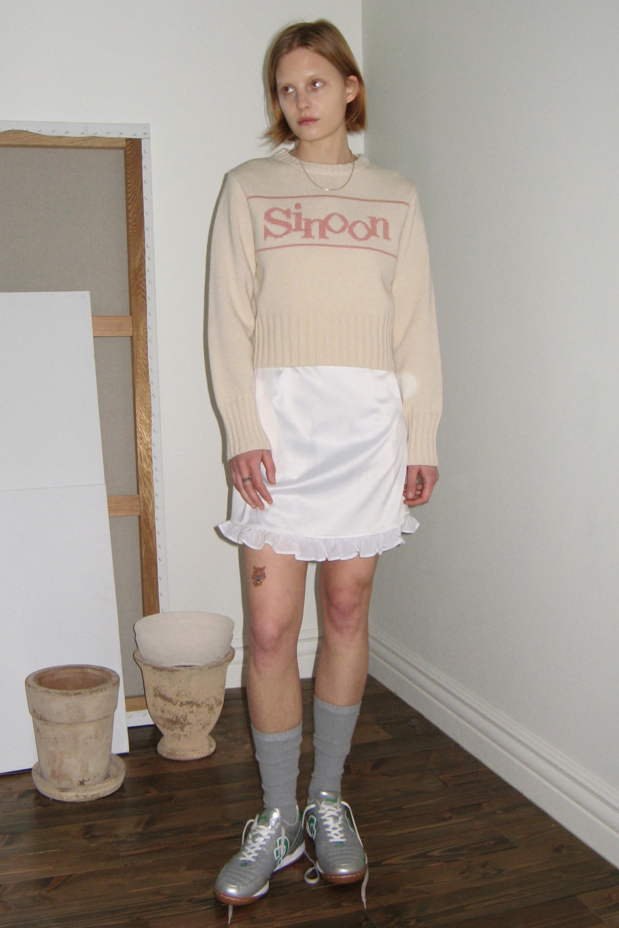 시눈 SINOON PULLOVER KNIT (IVORY) - 위시버킷