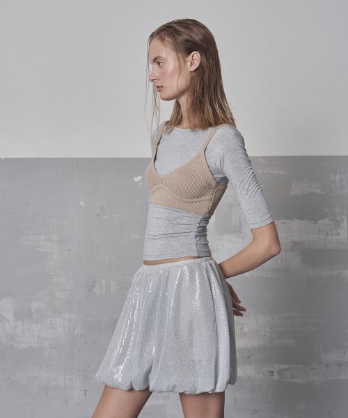 그로브 GRVR SPORTS_유넥 티셔츠_GREY - 위시버킷