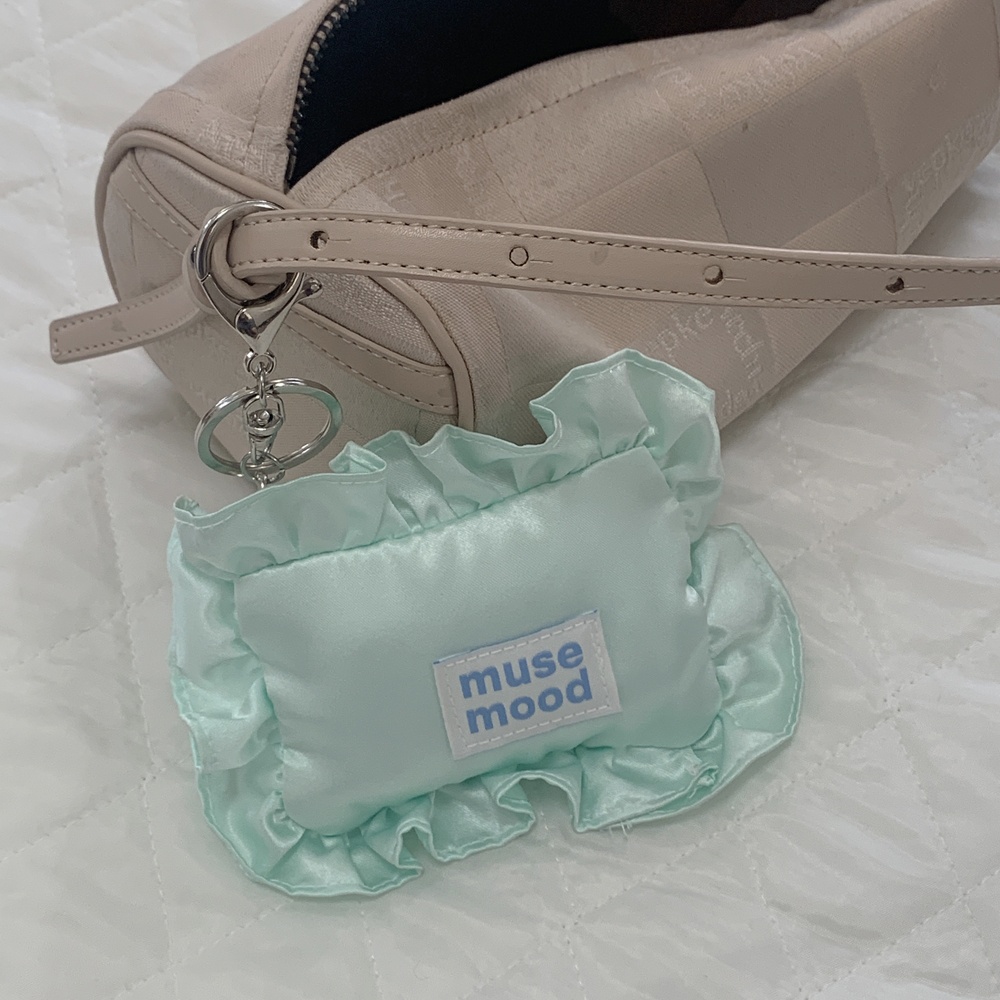 뮤즈무드 mint mini cushion pouch key ring (미니파우치키링) - 위시버킷