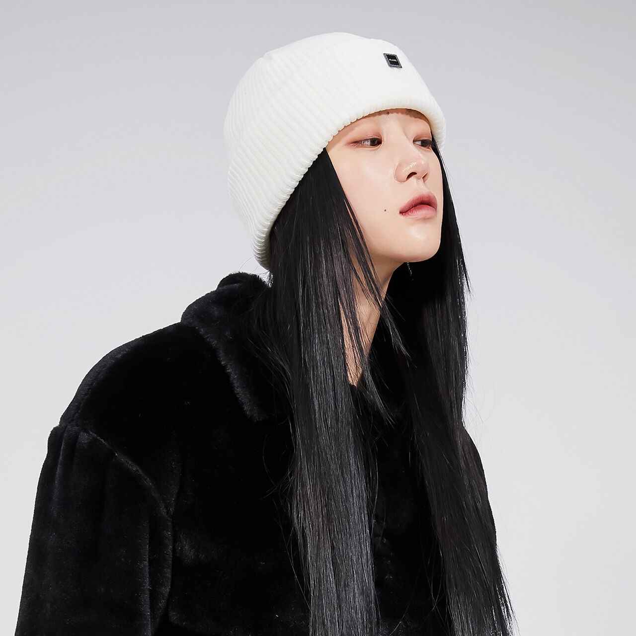 플레어업 플레어 니트 비니 - 오프 화이트 (FL-710) - 위시버킷