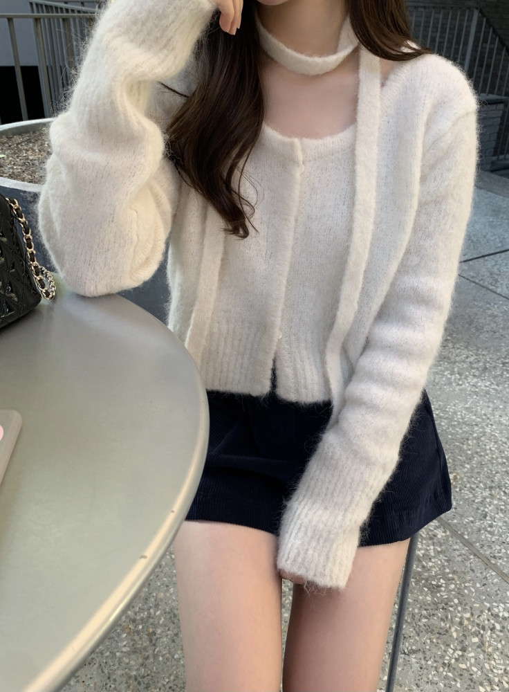 아워리스 [그레이 당일] riette 리에뜨 레브 가디건 (3color) - 위시버킷