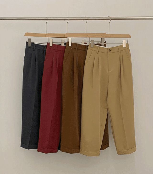 다바나 2023 봄 신상기획전 8가지 컬러 팬츠스트레이트 루즈핏 드레이프 롱팬츠 봄 슬렉스 슬림핏 슬랙스 와이드 레그 코튼팬츠 핀턱팬츠 와이드슬랙스 일자슬랙스 슬림슬랙스