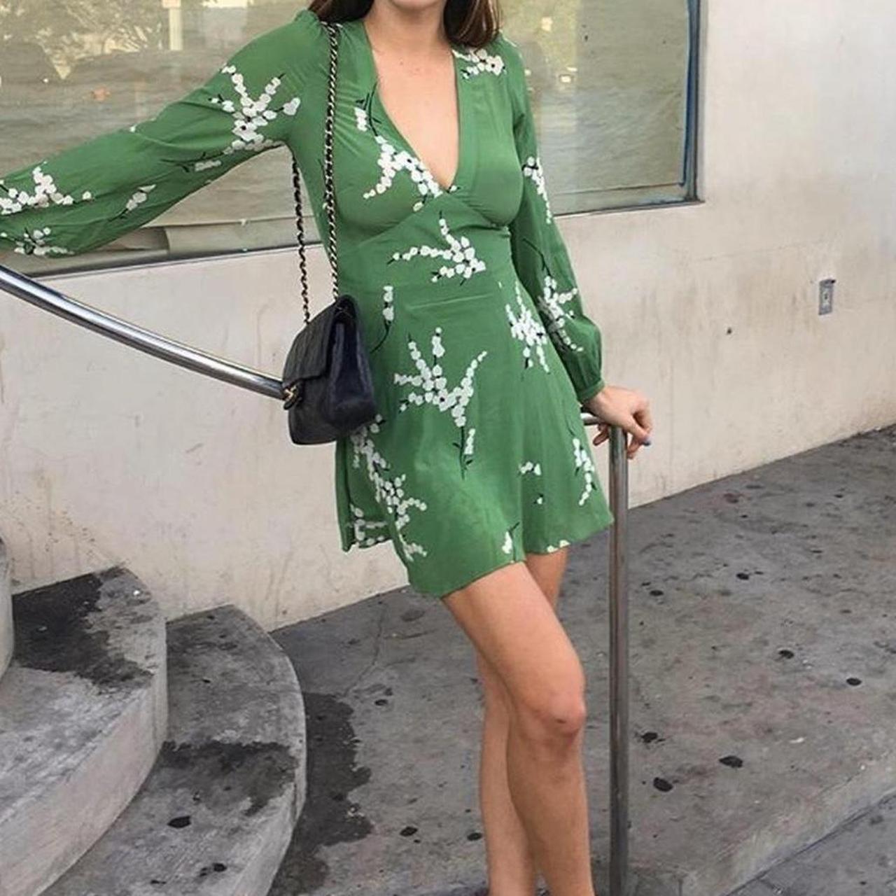 레알리자시옹파 Realisation Par ‘Kate’ dress in summer loving green... - 위시버킷