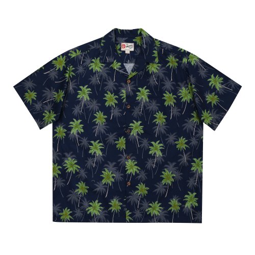 로얄하와이안크리에이션스 오리지널 하와이안 셔츠 RHHI-06 NAVY - 위시버킷