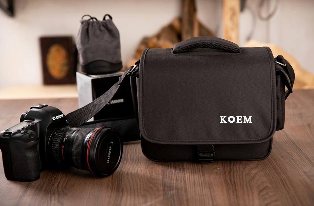 코엠 [KOEM] 캐논 미러리스 니콘 DSLR 후지 카메라 소니 M 숄더백 가방 파우치 - 위시버킷