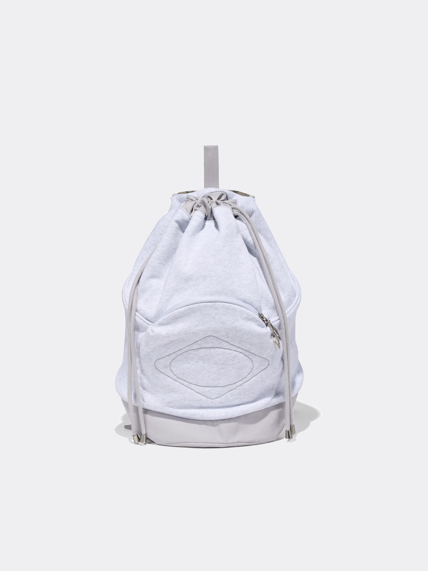 더엑스샵 미스치프 DRAWSTRING DUFFLE BAG-LIGHTMELANGE GREY - 위시버킷