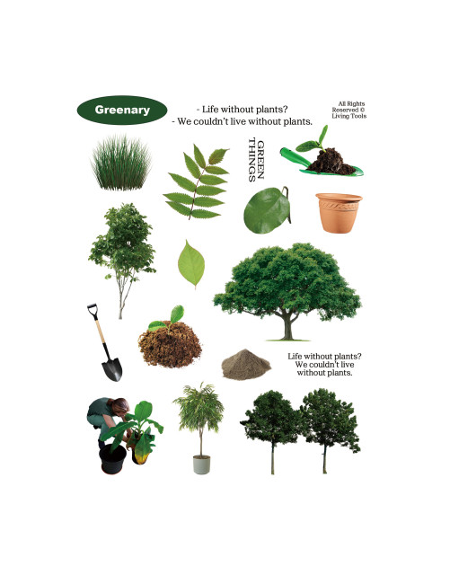 러버스픽미 [LOVERSPICKME] 플렌트 스티커 - 위시버킷