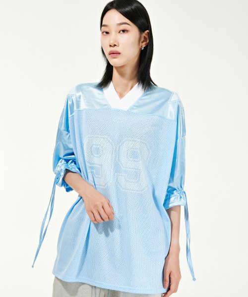 피스메이커 PIECEMAKER PIECE STRING FOOTBALL JERSEY (SKY BLUE) - 위시버킷
