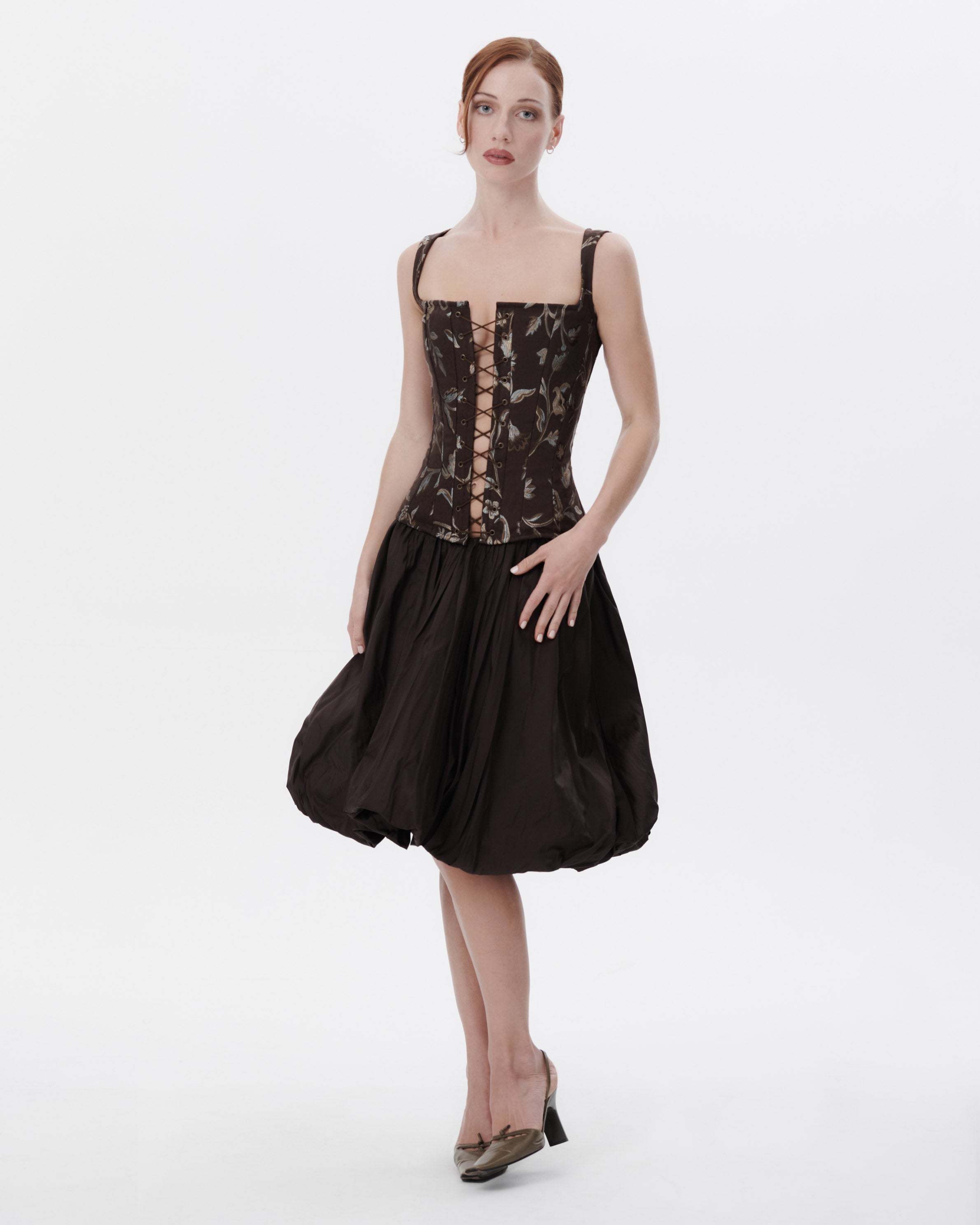 올이즈어젠틀스프링 The Polonaise Skirt in Silk Taffeta | Pre-Order - XS ...