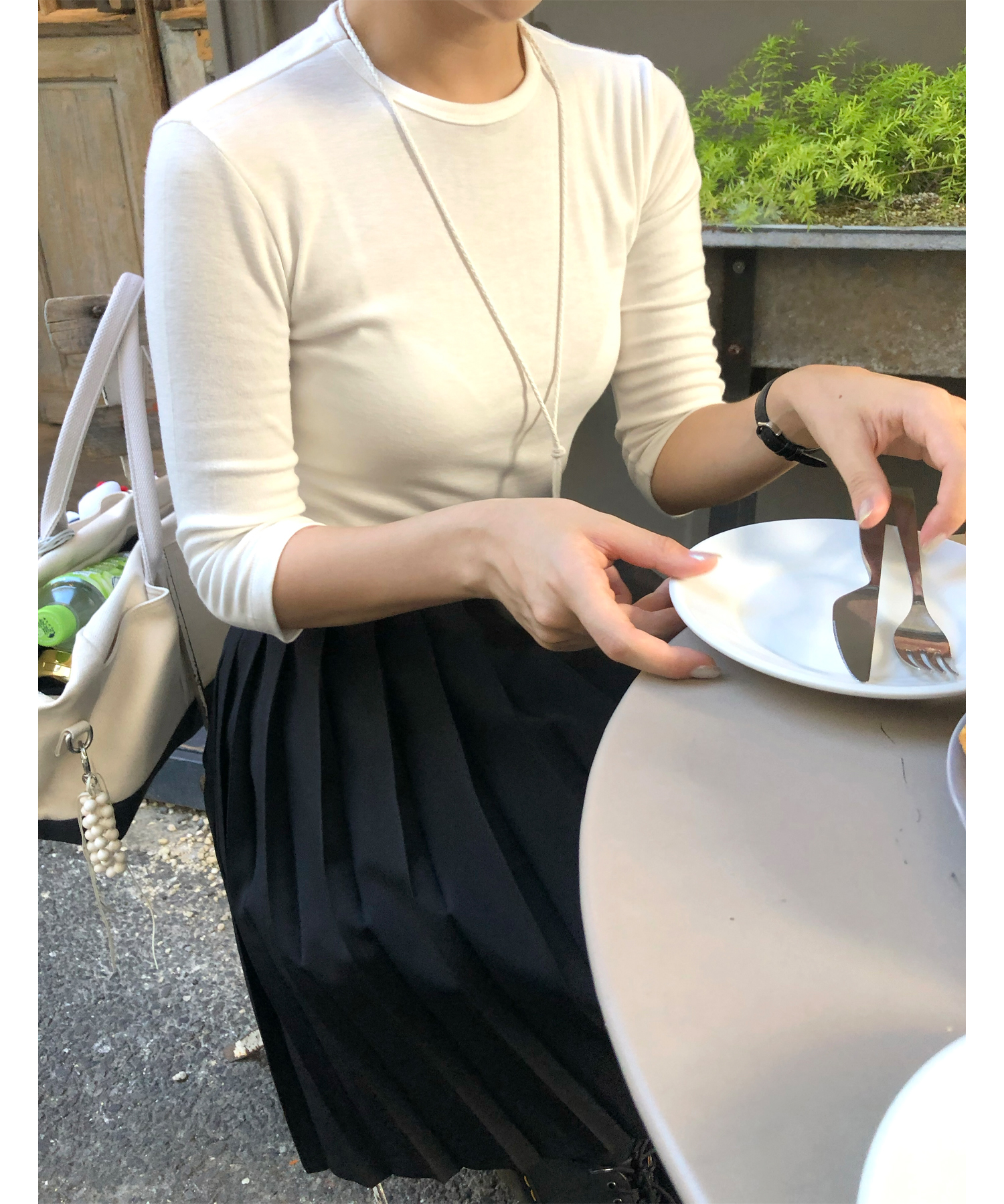 메종메츄어 Basic round t-4color - 위시버킷