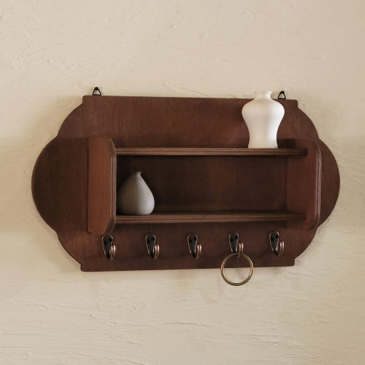 소이로 [SOIRO] 벽걸이 2단 선반 & 걸이 - 위시버킷