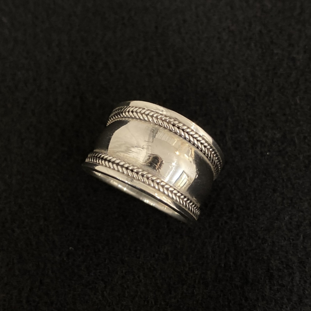 무스타 Antique bold 925silver ring - 위시버킷