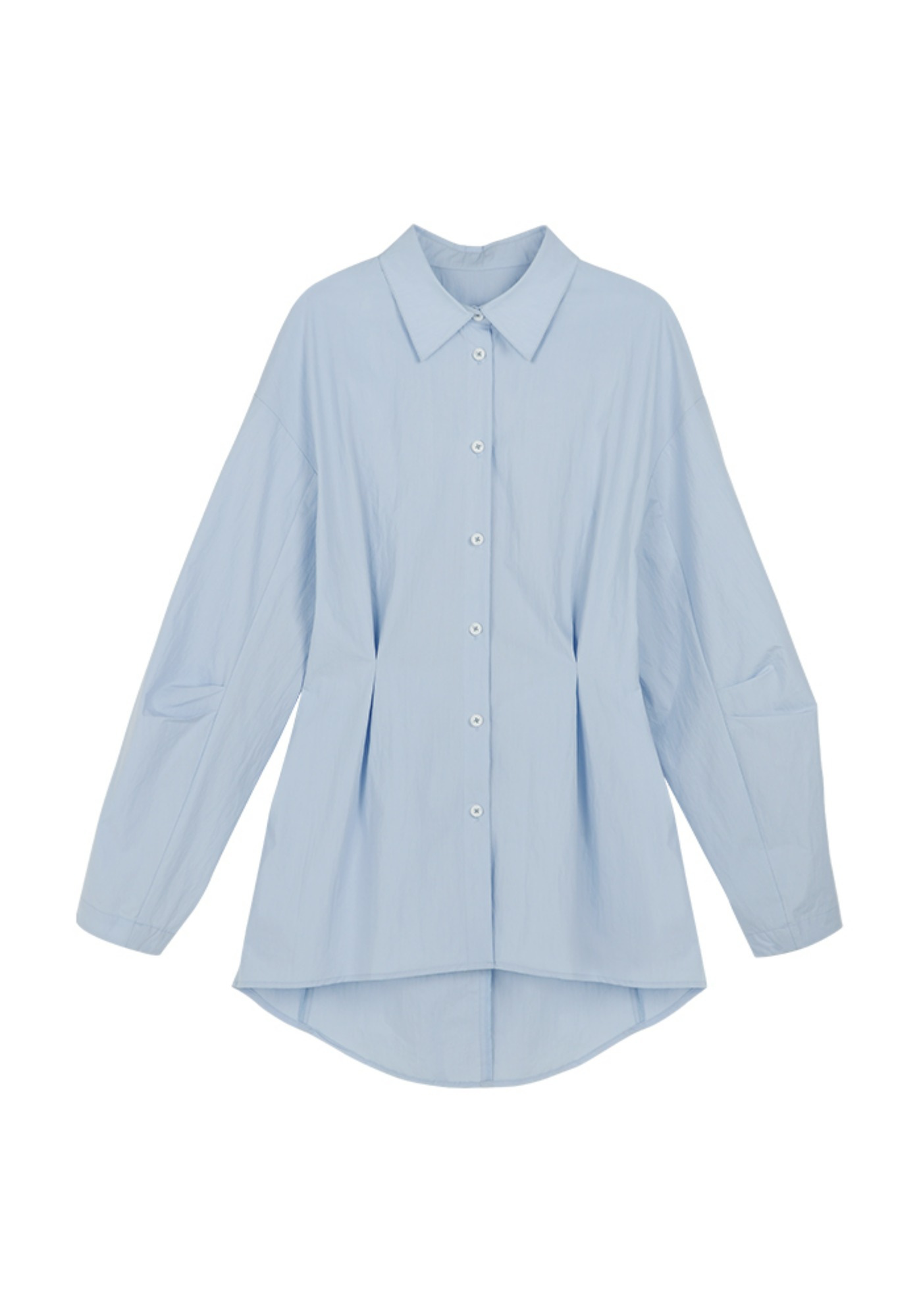 메이크어토스트 Back Open Line Shirts MBCSTO006BL - 위시버킷