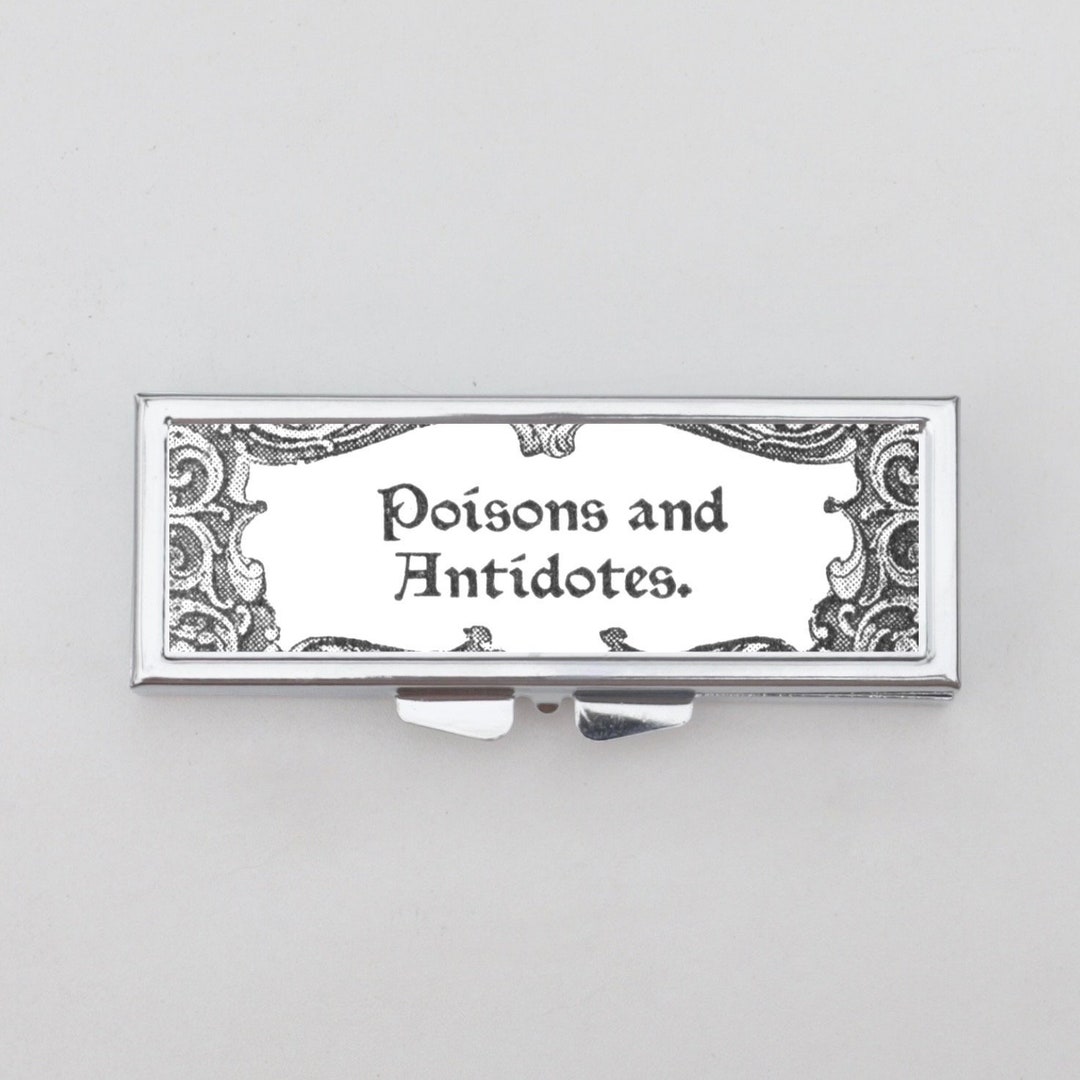 컴팩트컬렉션 Poisons and Antidotes Pill Box - SteamPunk, Gothic, Curious ...