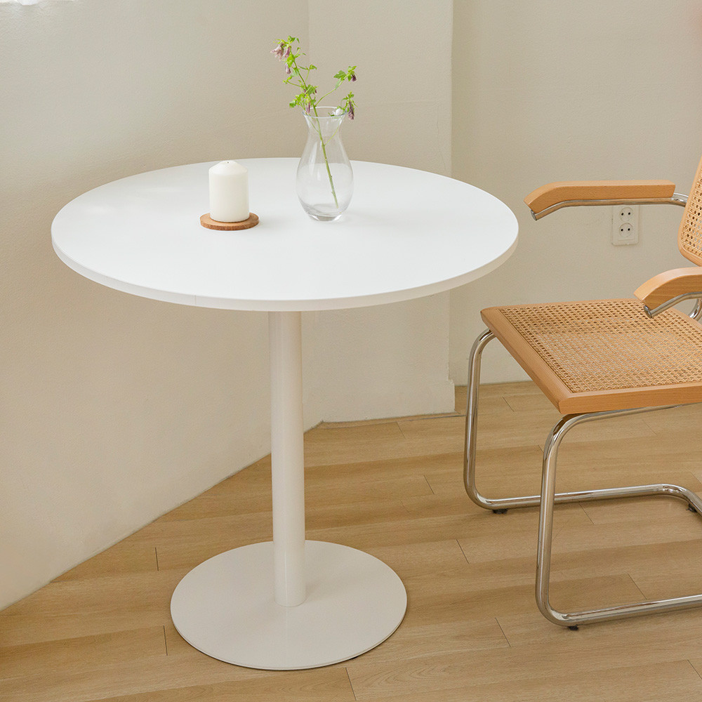 가구느낌 가구느낌 테이블 카페 식탁 화이트LPM 2인치 - 위시버킷