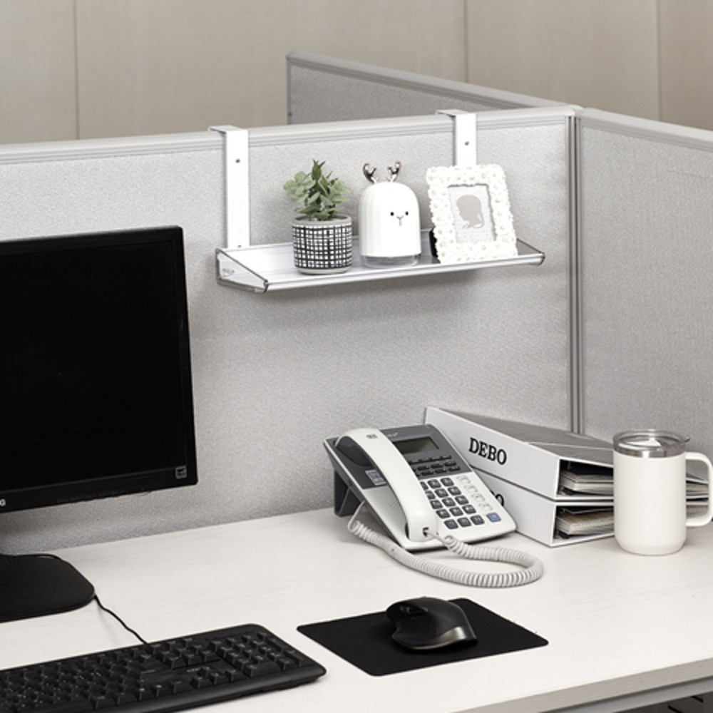 웰렉스 웰렉스 사무실 파티션 선반 무타공 데스크테리어 1단 2단 3단 책상 칸막이 수납 걸이 - 위시버킷