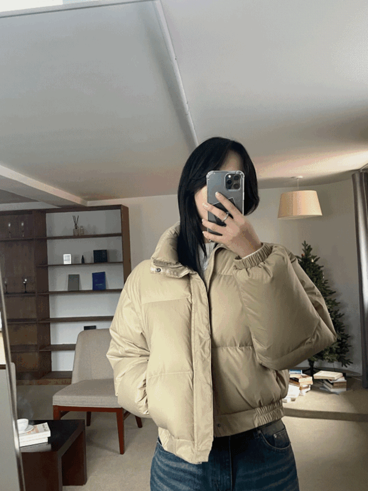 모닌 [Duck-down] Fly padding jumper (3 colors) - 위시버킷