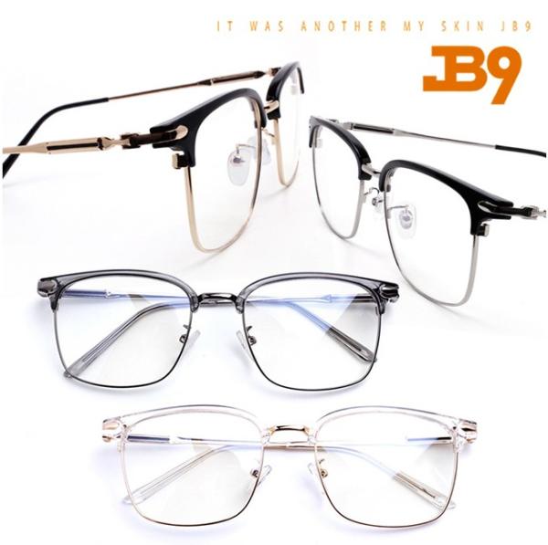 제이비나인 그대로착용 JB9 Omen 5컬러 블루라이트차단안경 고급 하금테 안경테 오멘 제이비나인 코패드교체키트 포함 - 위시버킷