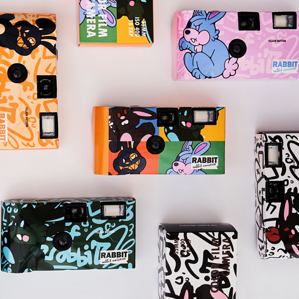 스피커 THE RABBIT UNIVERSE 필름 카메라(5 Colors) - 위시버킷