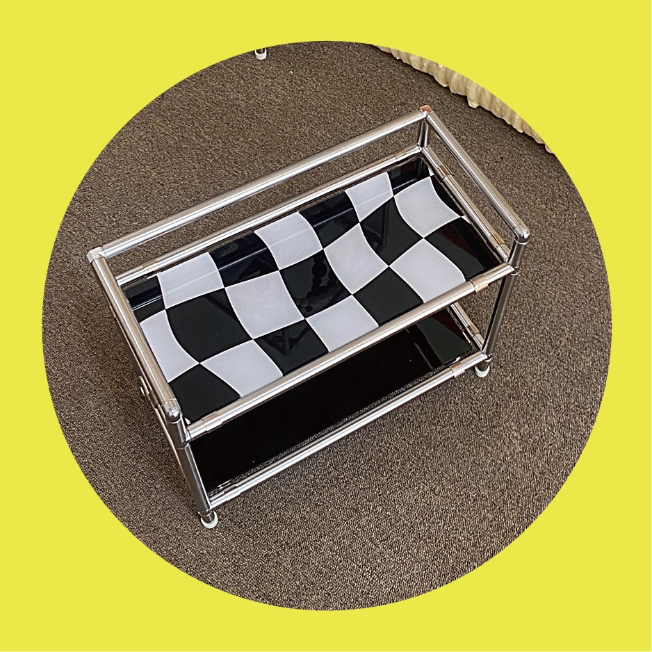 유라이크왓 Module mini shelf (checkerboard) - 위시버킷