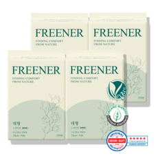 프리너 FREENER 프리너 슈퍼슬림 대형, 대형, 9개입, 4개 - 위시버킷