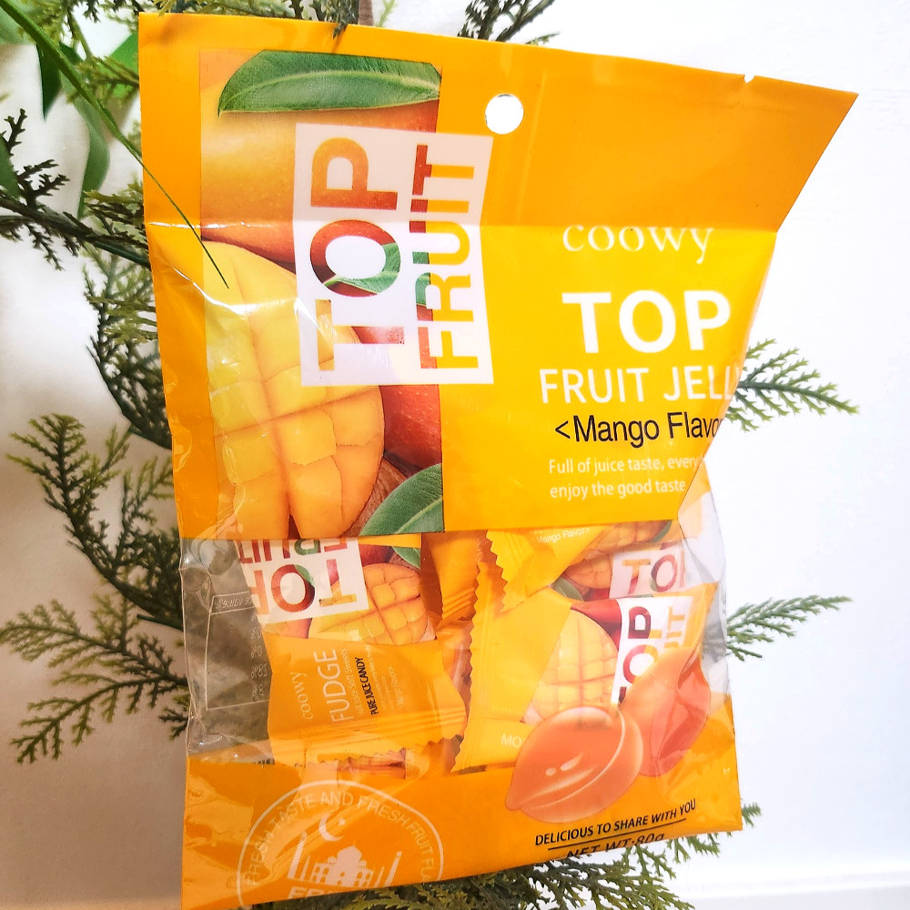 COOWY FUDGE 베트남 탑젤리 까먹는 망고젤리 coowy topfruit 탑프룻 과일구미 다낭한시장 과자 - 위시버킷
