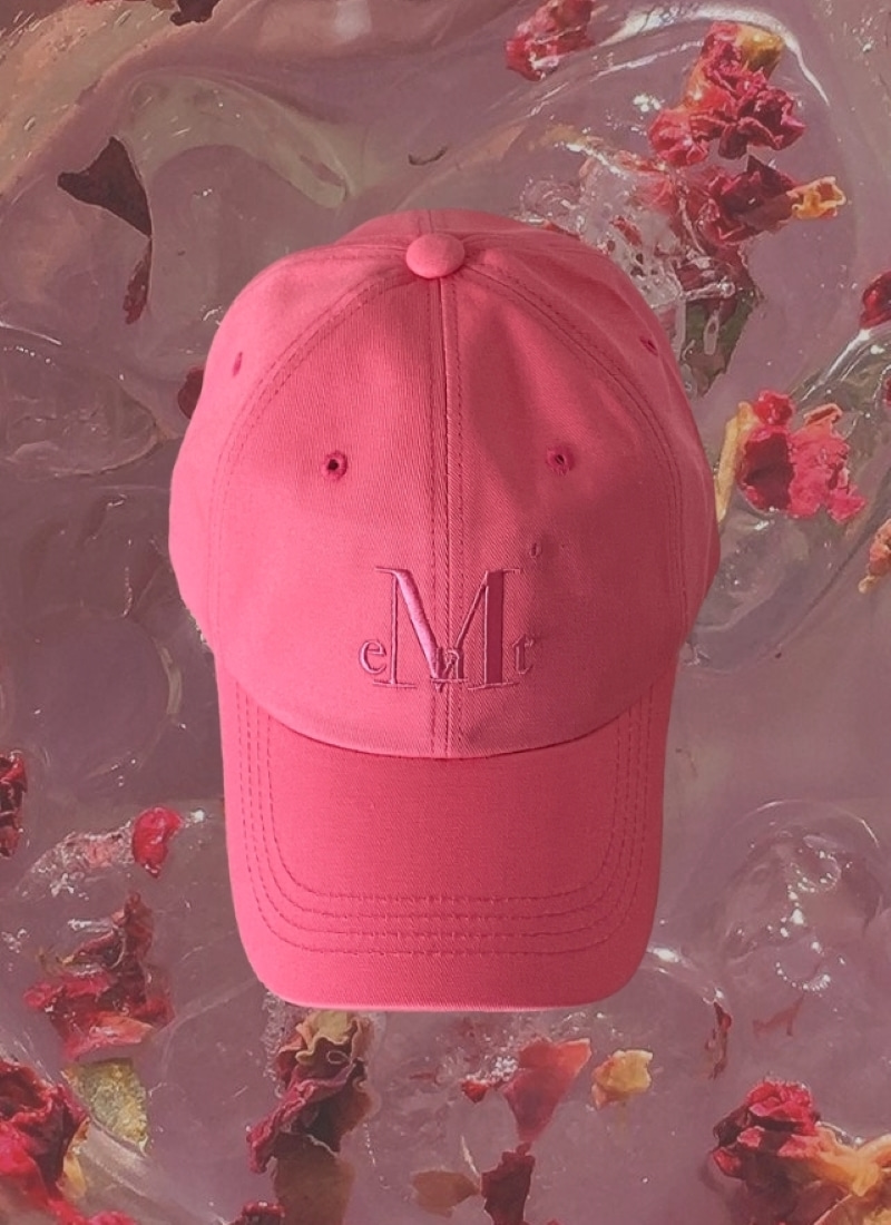 무센트 MUCENT BALL CAP - 무센트 볼캡 (Coral pink) - 위시버킷