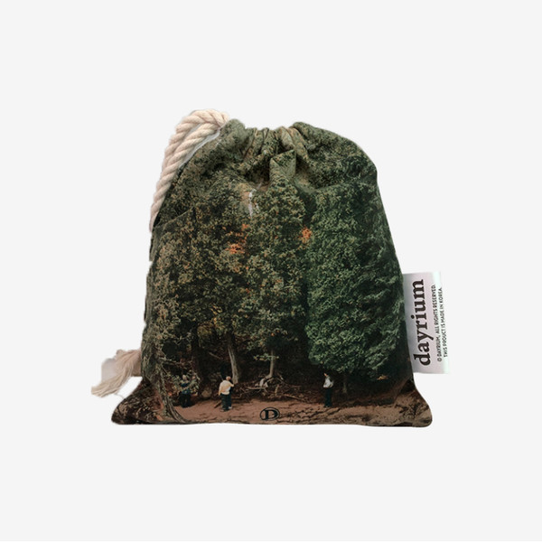 찹스틱스 dayrium | 스트링 파우치 M_딥우드 - 위시버킷
