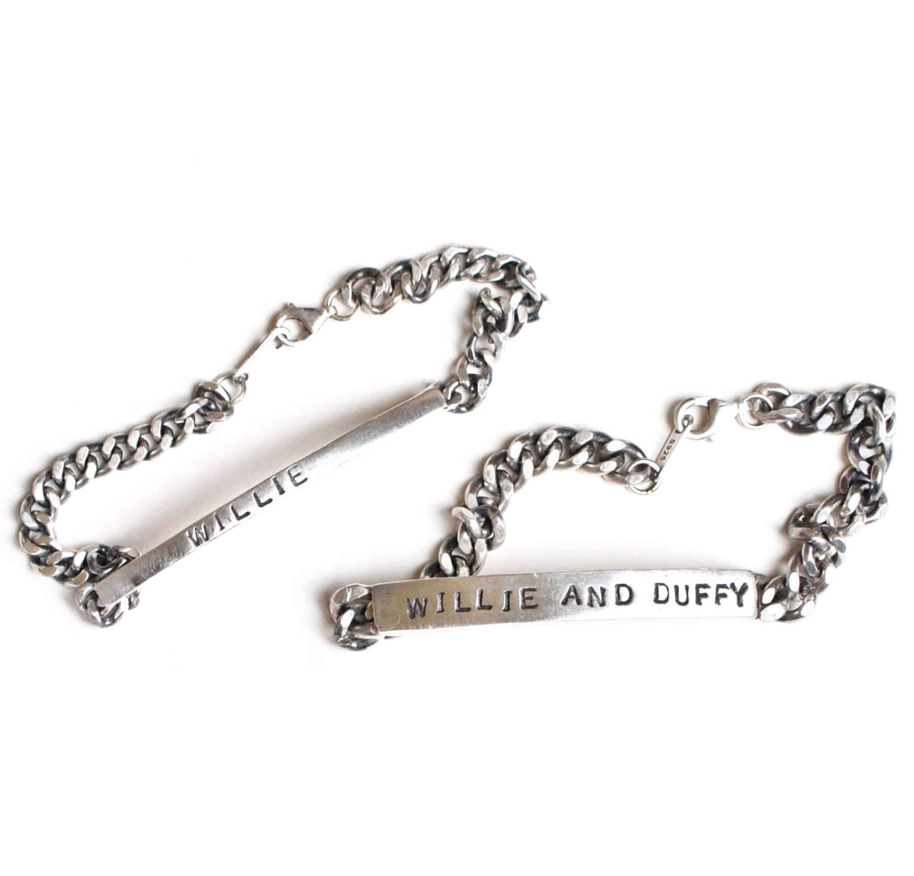윌리앤더피 Custom Stamp Chain Bracelets - 위시버킷