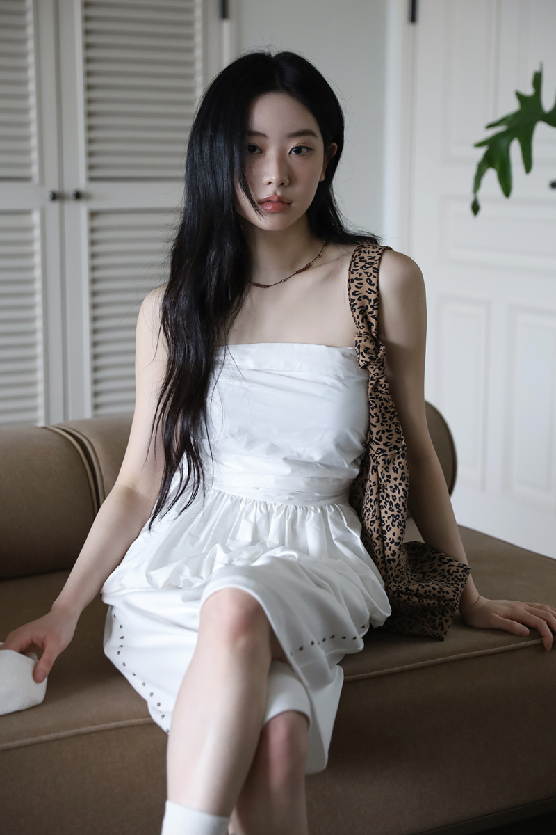 컬러인아이디 [MD PICK] 플레어 블라우스 튜브탑 - 위시버킷