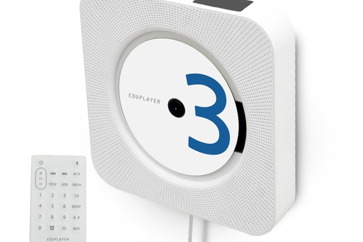 에듀플레이어 NEW EA30 감성 블루투스 CD플레이어 벽걸이 탁상용 CD플레이어 USB FLAC - 위시버킷